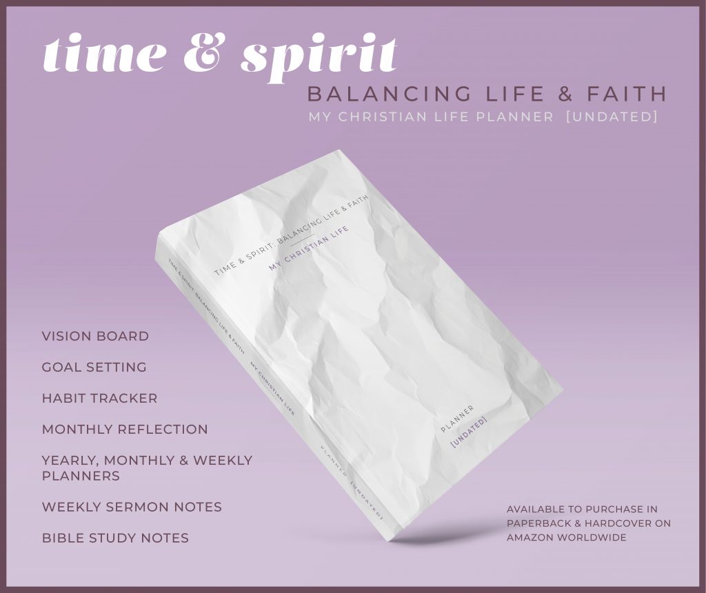 Time & Spirit: Balancing Life and Faith | Undated Life Planner